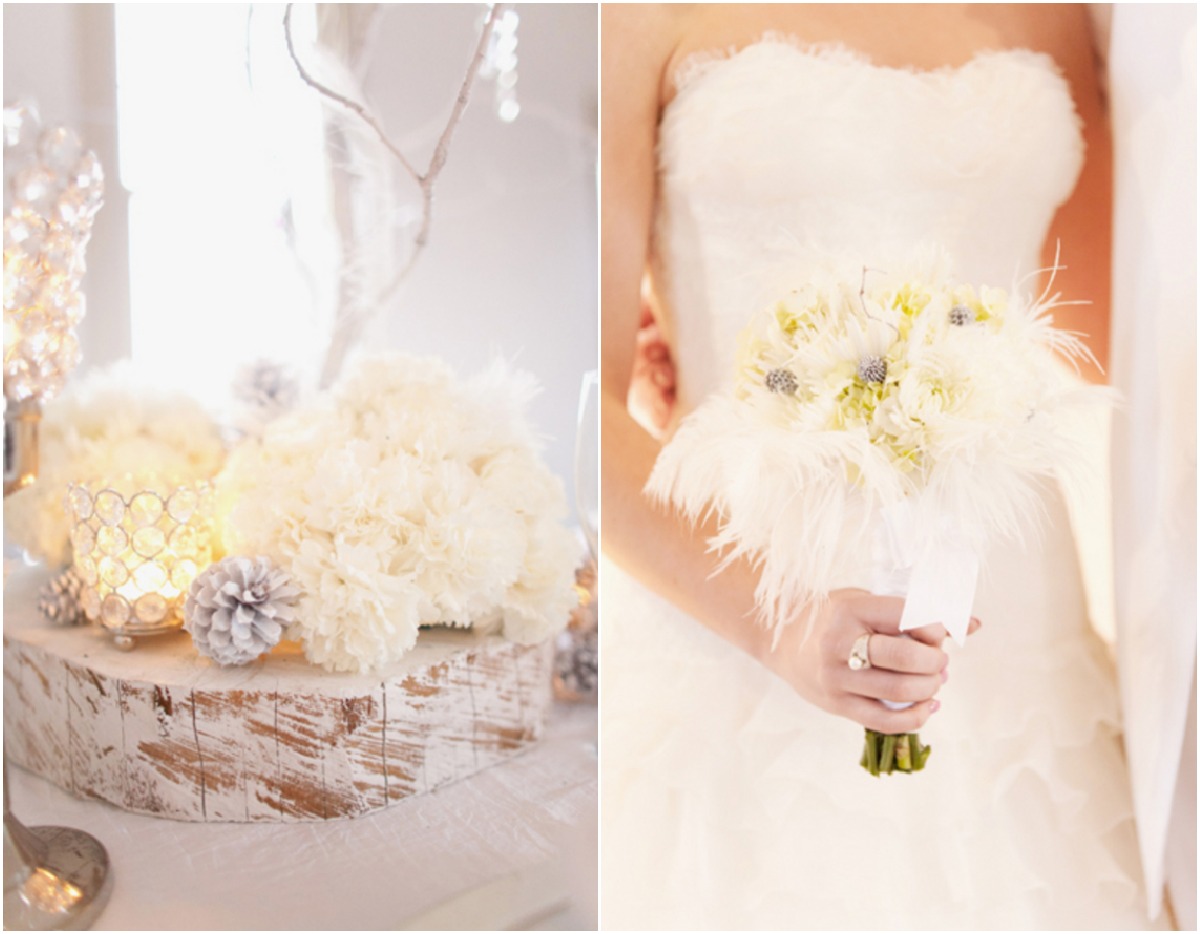 Inspiration For A Winter Wedding - Rustic Wedding Chic