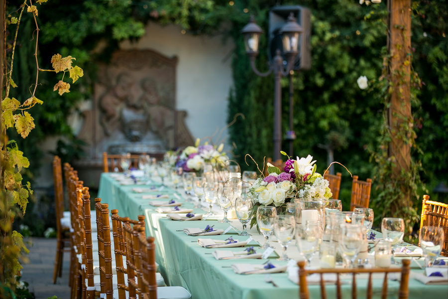 California Courtyard Wedding - Rustic Wedding Chic