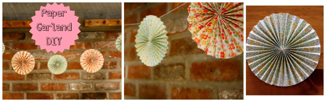 Wedding Paper Garland DIY - Rustic Wedding Chic