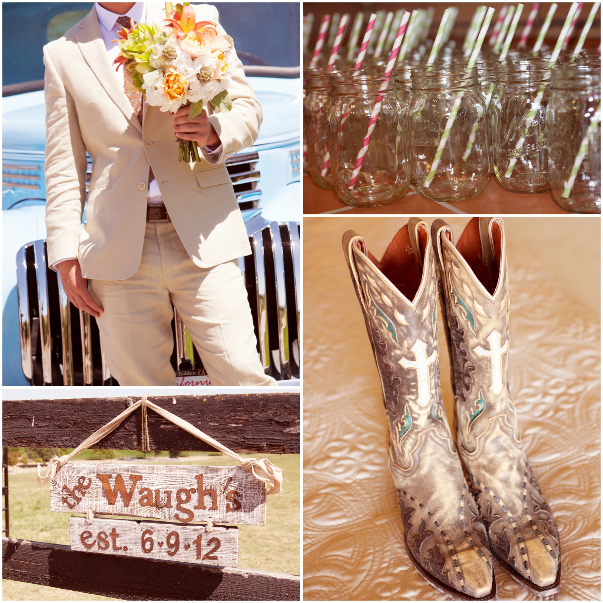 California Wine Country Barn Wedding - Rustic Wedding Chic