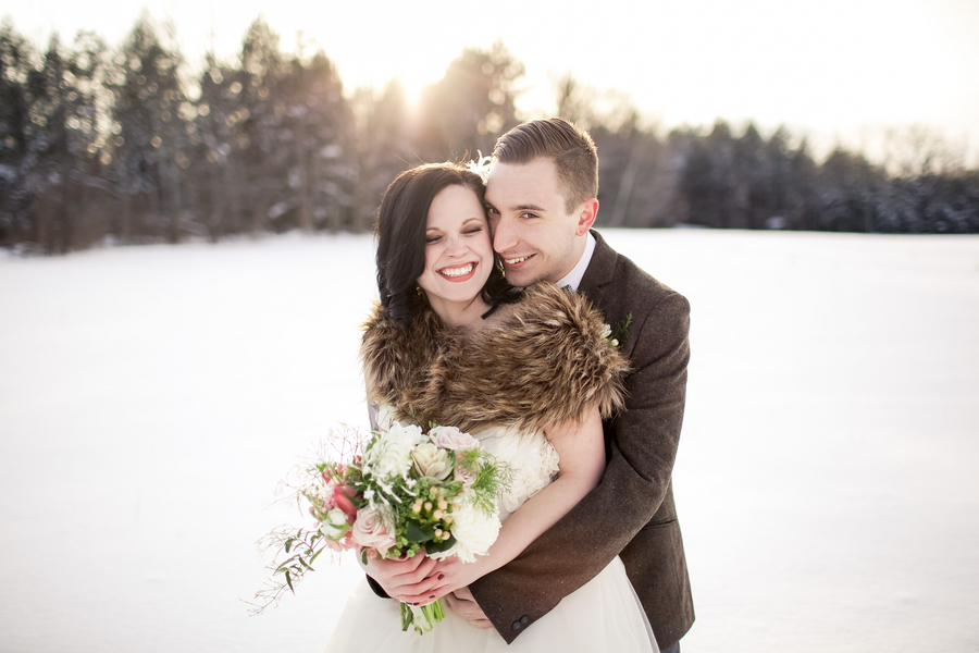Rustic Winter Wedding Inspiration - Rustic Wedding Chic