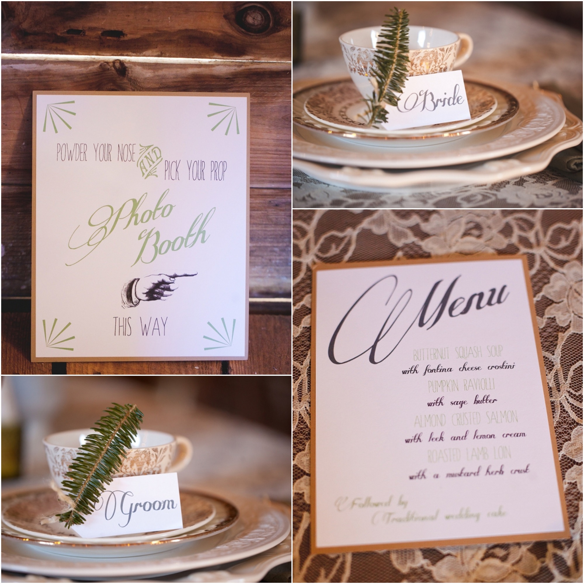 Romantic Rustic Wedding Inspiration - Rustic Wedding Chic