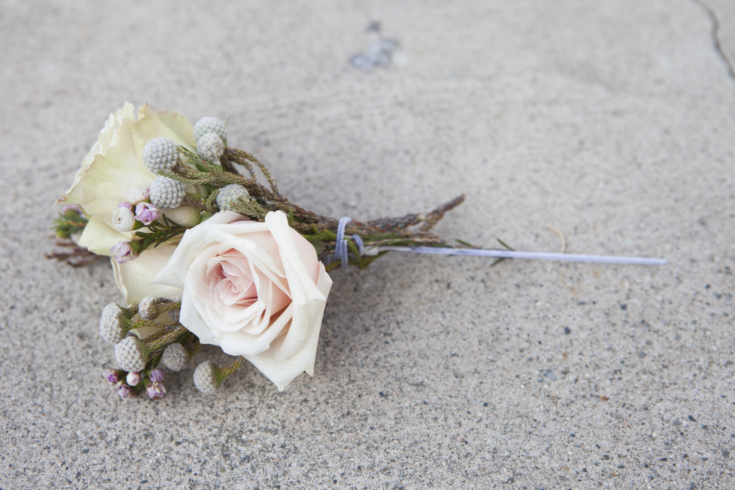Making a Corsage for The Mother of the Bride - Rustic Wedding Chic