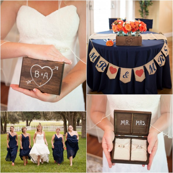 Navy Blue Wedding Color Inspiration - Rustic Wedding Chic