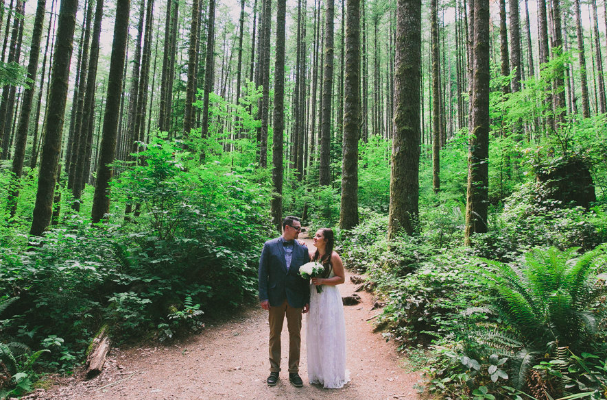 Rustic Forest Elopement - Rustic Wedding Chic