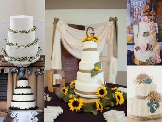 Country Wedding Cake Ideas - Rustic Wedding Chic