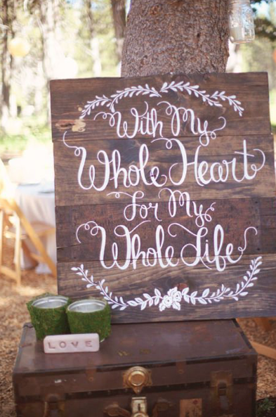 15 Pallet Sign Ideas For Your Wedding - Rustic Wedding Chic